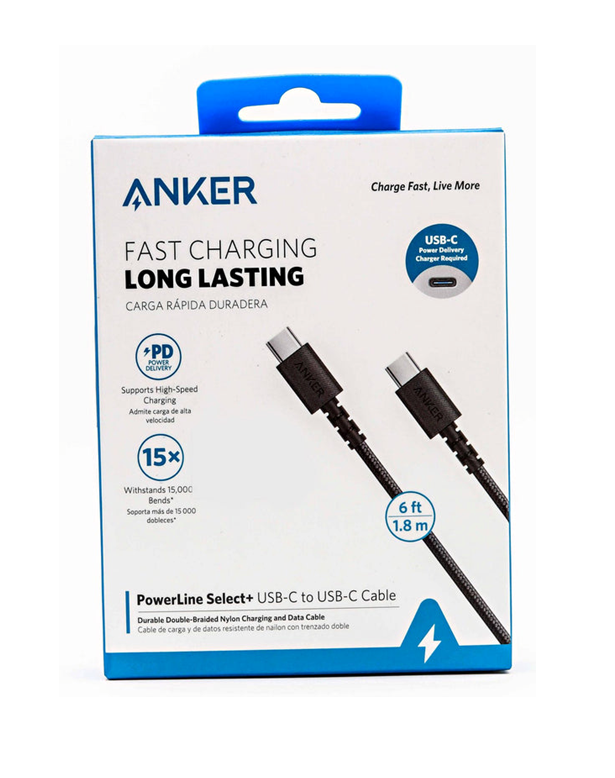 Anker PowerLine Select+ USB-C to USB-C 2.0 3ft - INCOMM